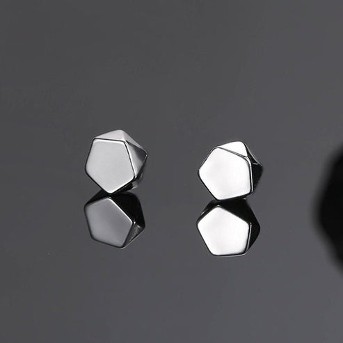 Silver Rhombus Magnetic Ear Stud- No Piercing Required – EarReplaceable ...